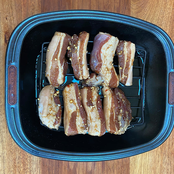 how to cook marinated pork ribs quickly