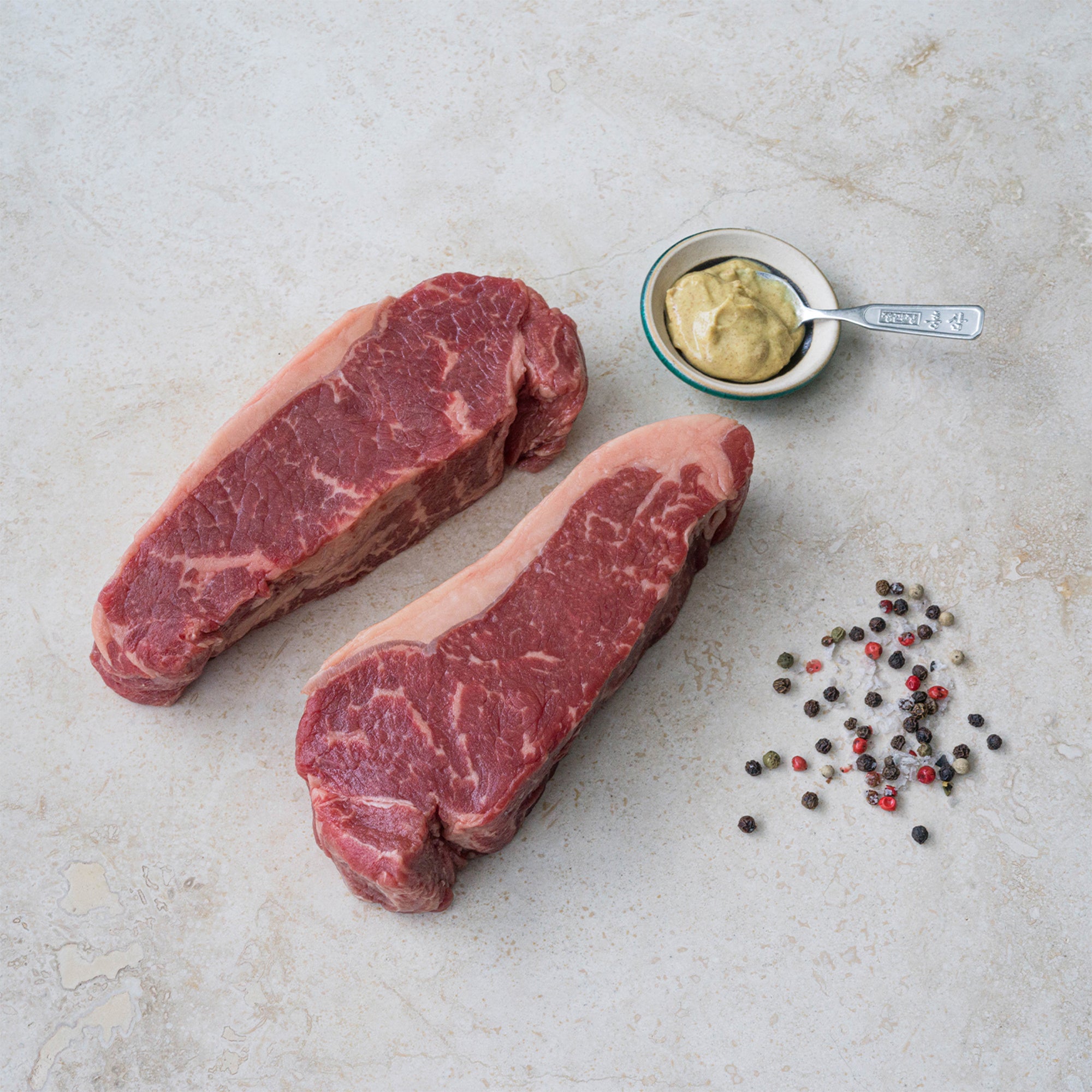 Beef Porterhouse Steak Marble Score 2 - Grain-Fed (2x 300g ...