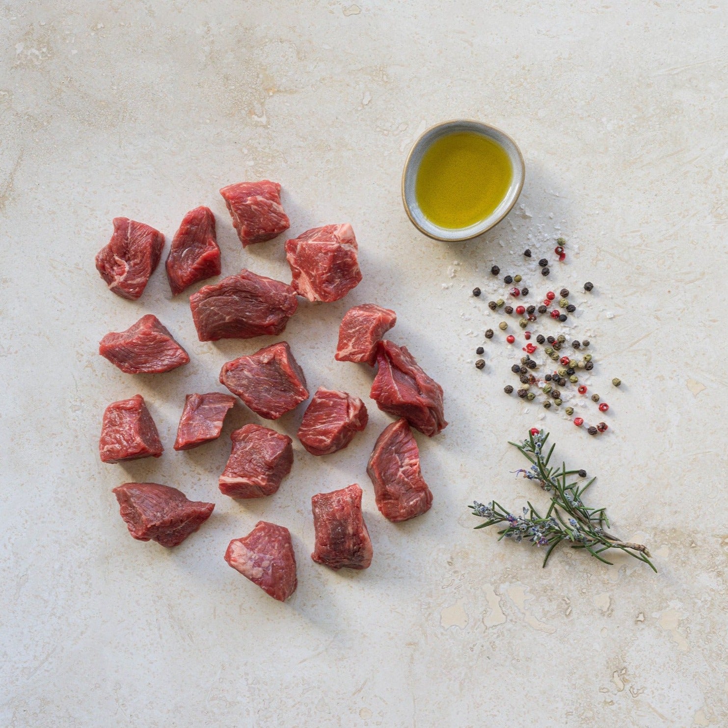 Diced Beef 2kg – Gamekeepers of Australia