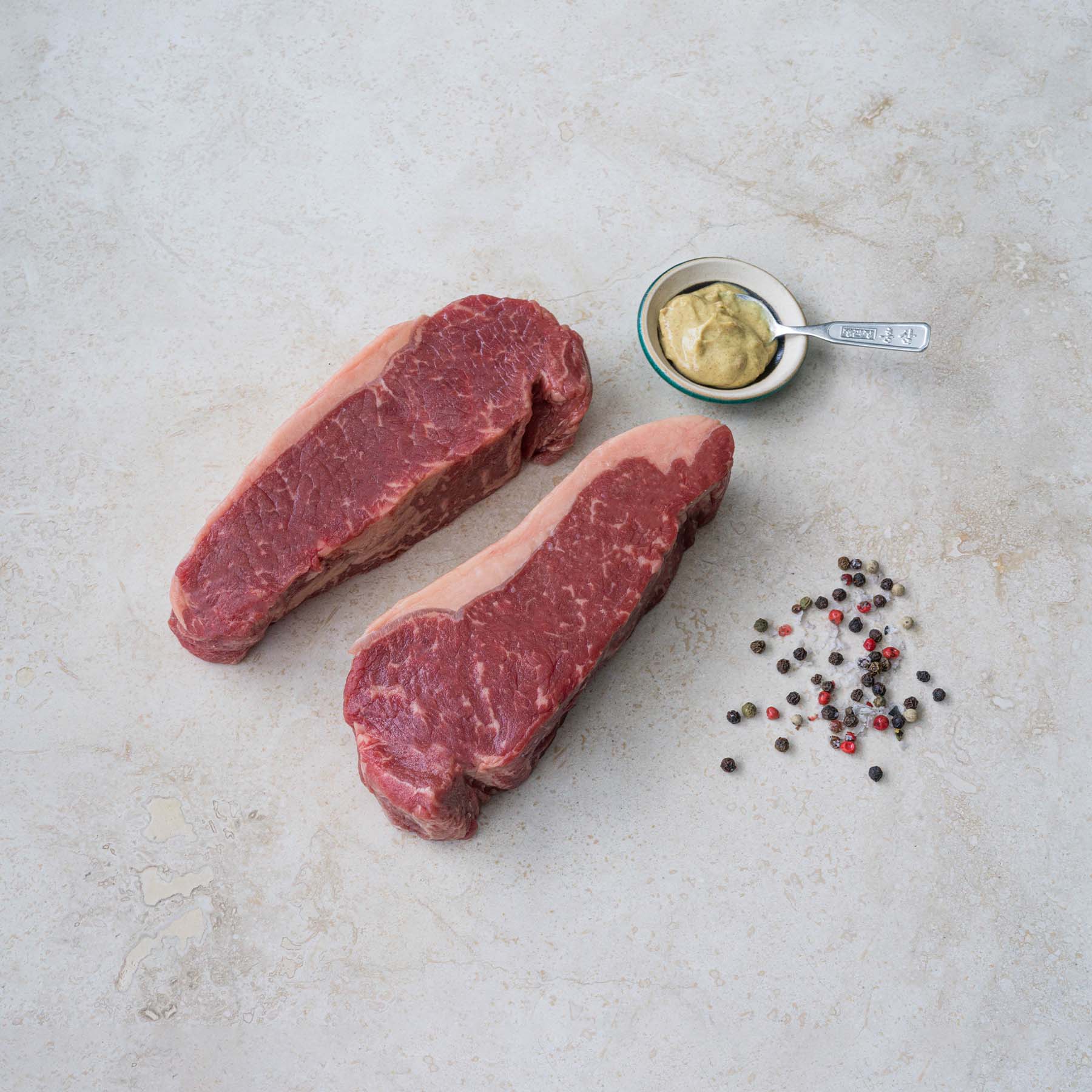 Beef Porterhouse Steak Marble Score 2 - Grain-Fed (2x 300g ...